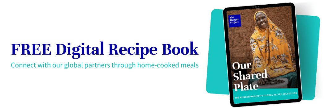 Global Recipe Book Landing Page – The Hunger Project